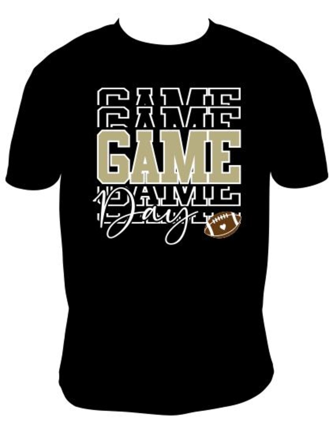 Game Day Football - 12 Colors PNG - Etsy