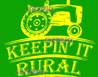 Keepin It Rural Svg - Etsy