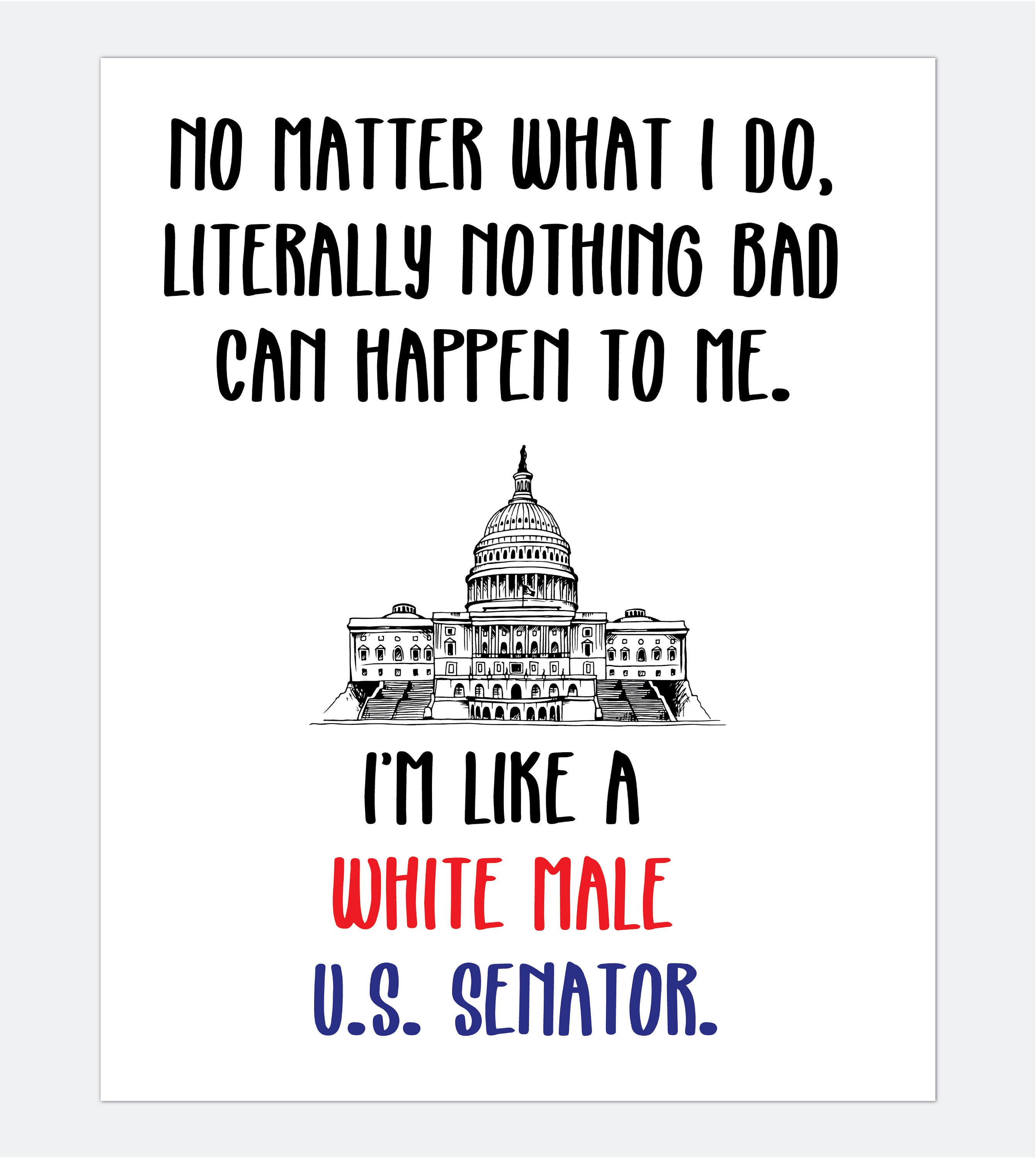White Male U.S. Senator Digital Download, Leslie Knope Quote Instant ...