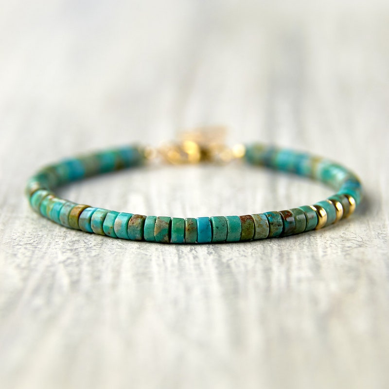 Genuine Turquoise Bracelet - Etsy