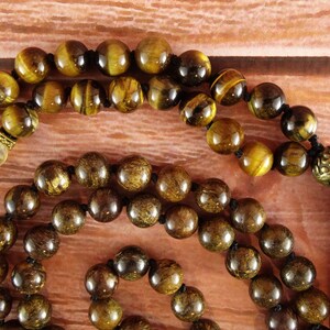 108 Mala Beads Yoga Jewelry Buddhist Mala Necklace Healing Mala Jewelry ...