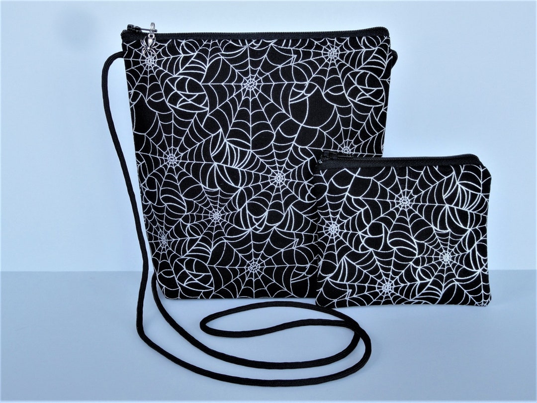 Spider Web Pursehalloween Crossbodyspider Pursegoth - Etsy
