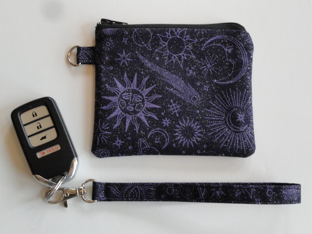 Mini Wristlet Wallet, ID Holder,zipper Pouch Wrist Lanyard,ear Bud ...