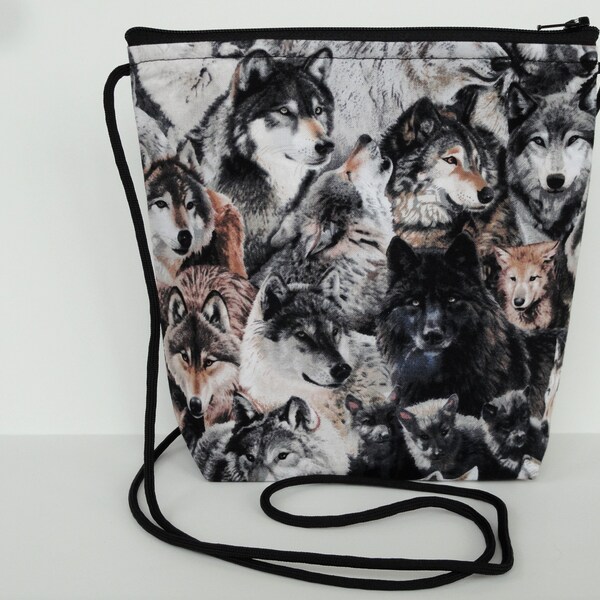 Wolf Crossbody Purse - Etsy