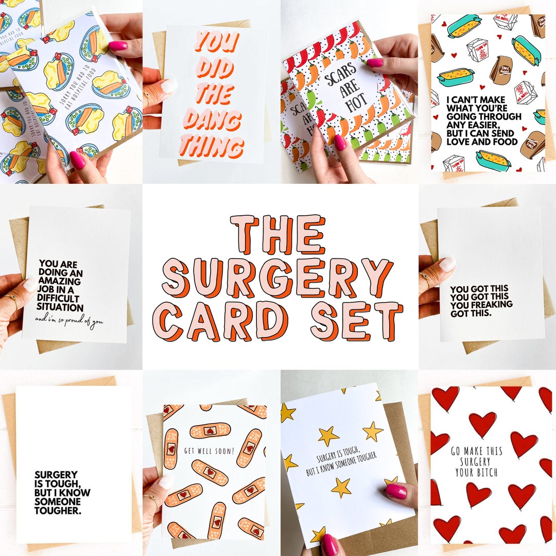 Surgery Support Card Set 10 Curated Cards for Surgery Support Care ...