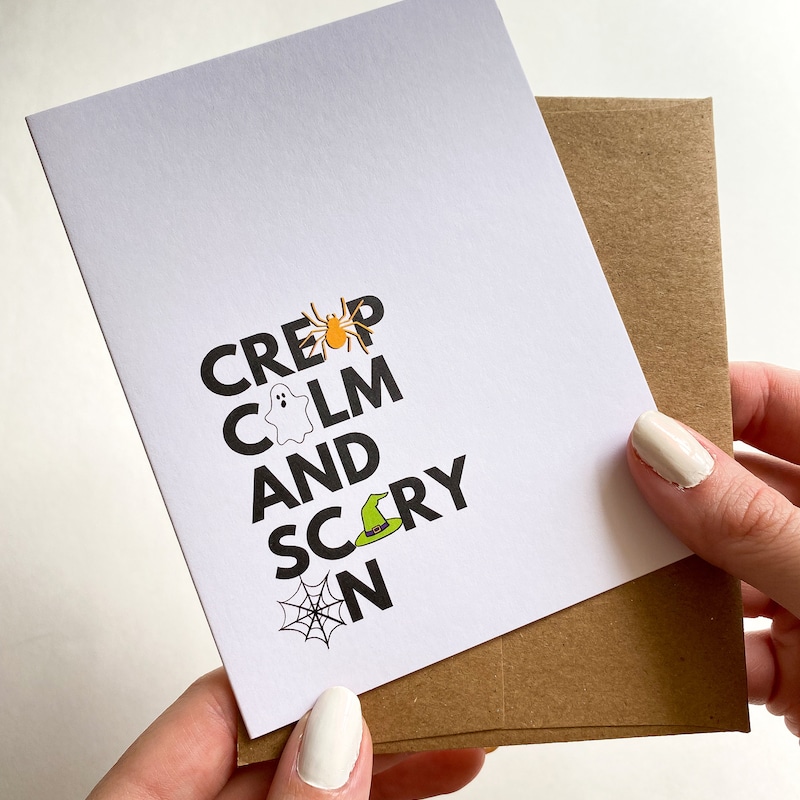 Funny Halloween Card - Etsy