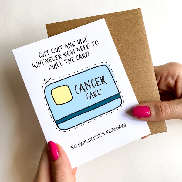 Funny Cancer Card - Etsy