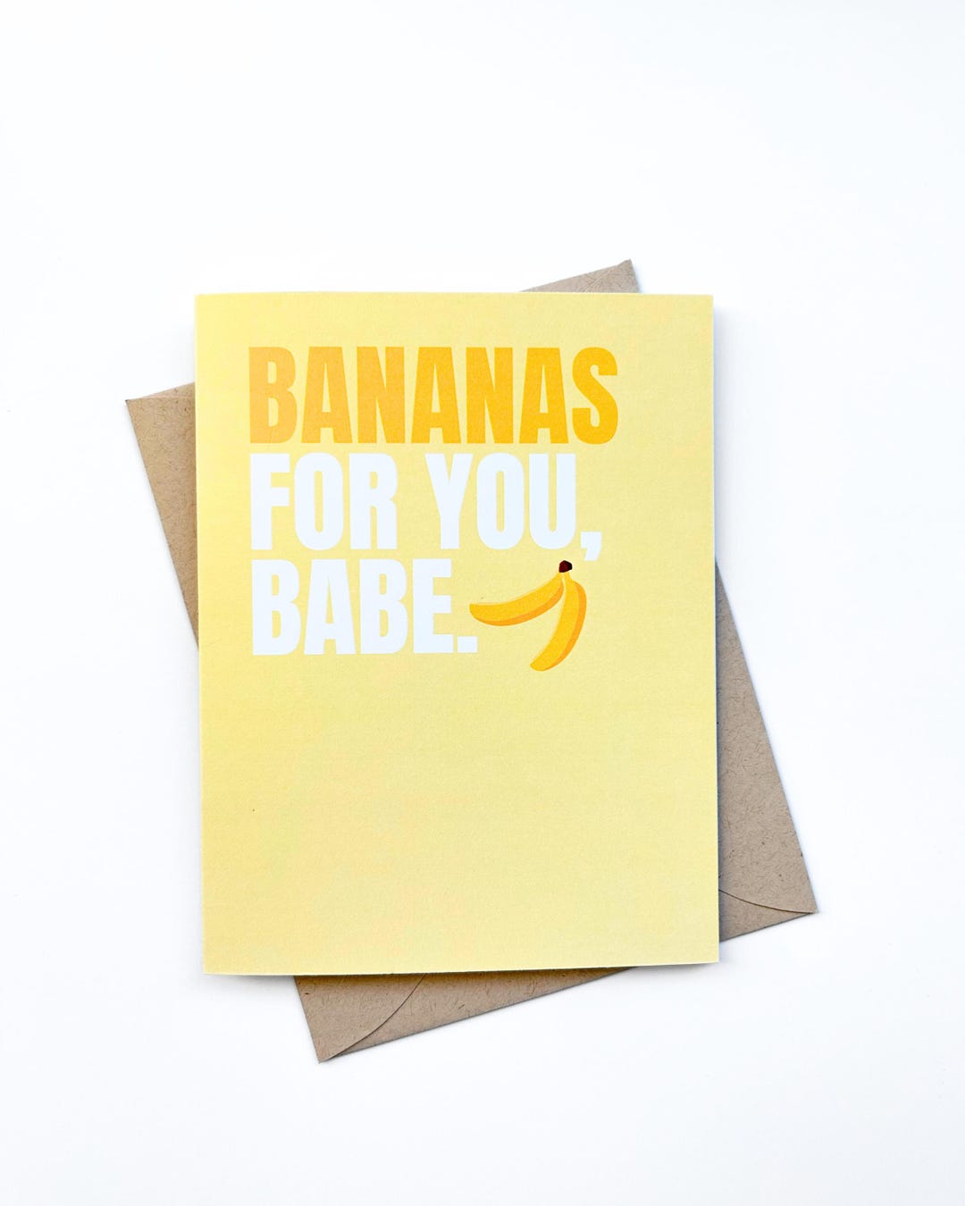 Bananas for You Valentine's Day Card - Etsy