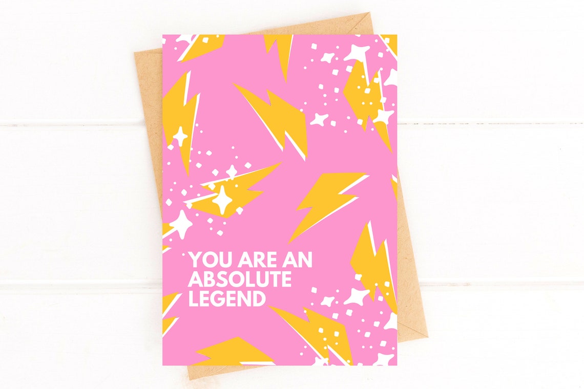 You Are an Absolute Legend Congratulations Card New Job Card for Friend ...