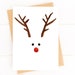 Reindeer Holiday Card Set Christmas Reindeer Card Holiday - Etsy