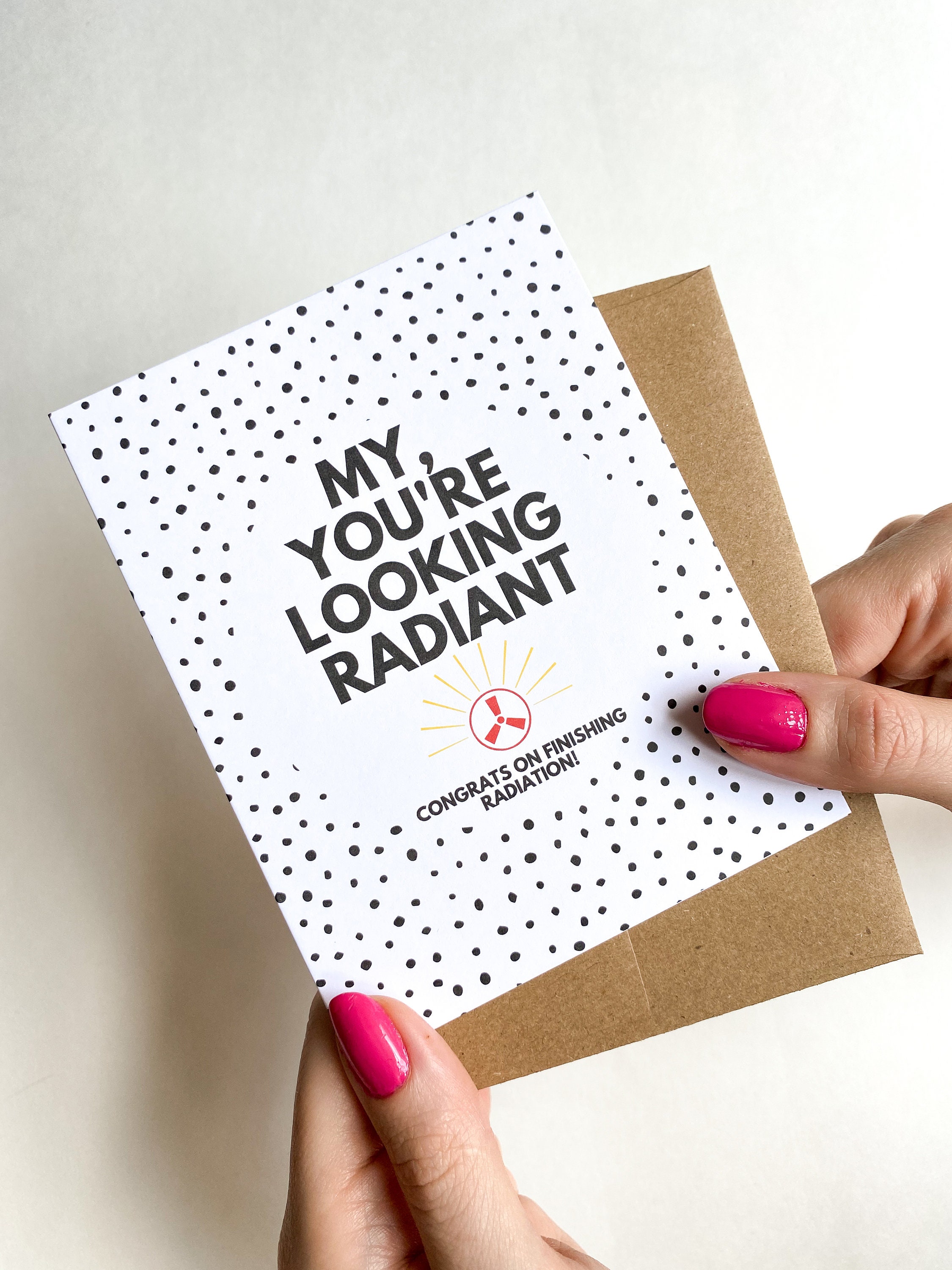 My You're Looking Radiant Radiation Card for Cancer | Etsy