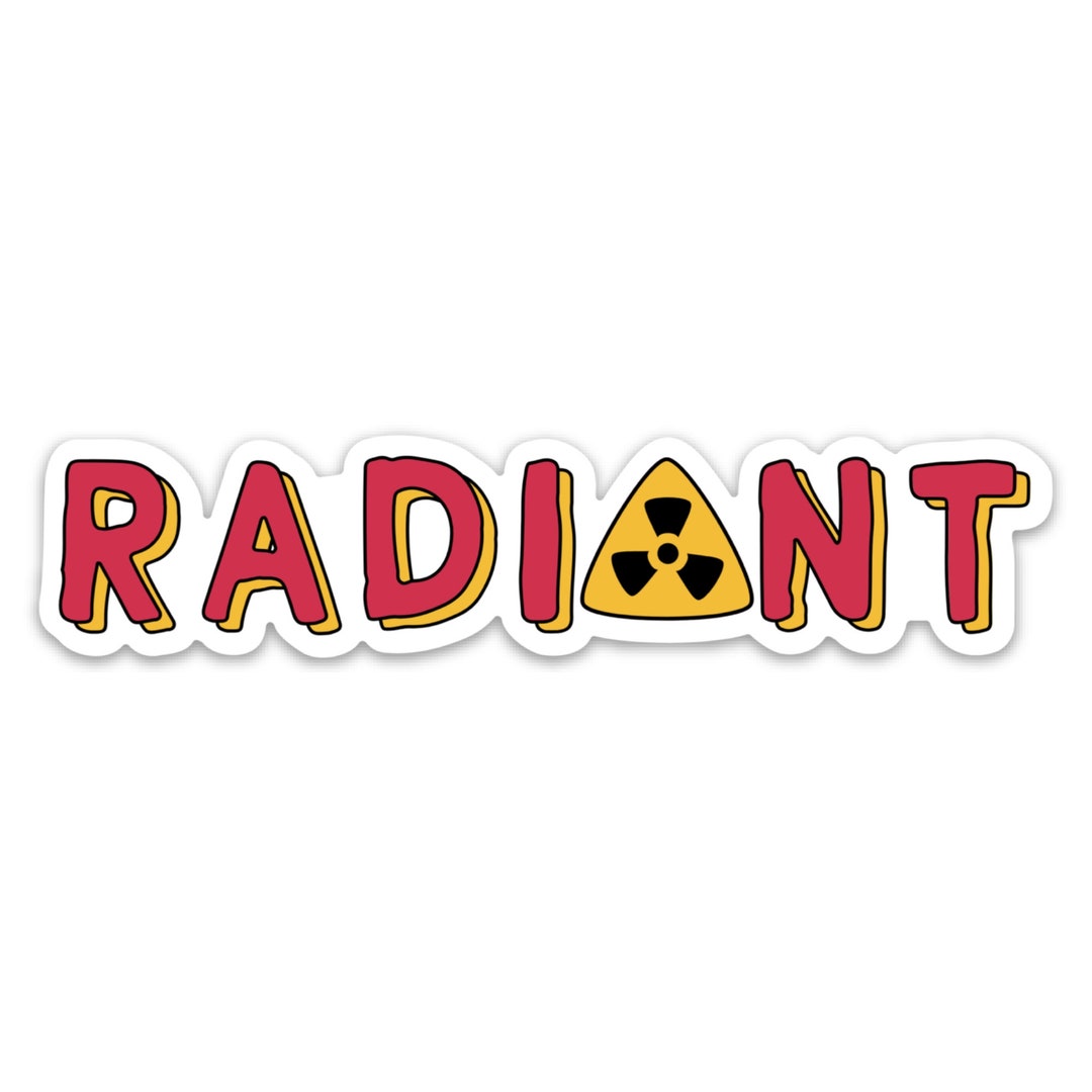 Radiant Funny Cancer Treatment Radiation Vinyl Sticker - Etsy