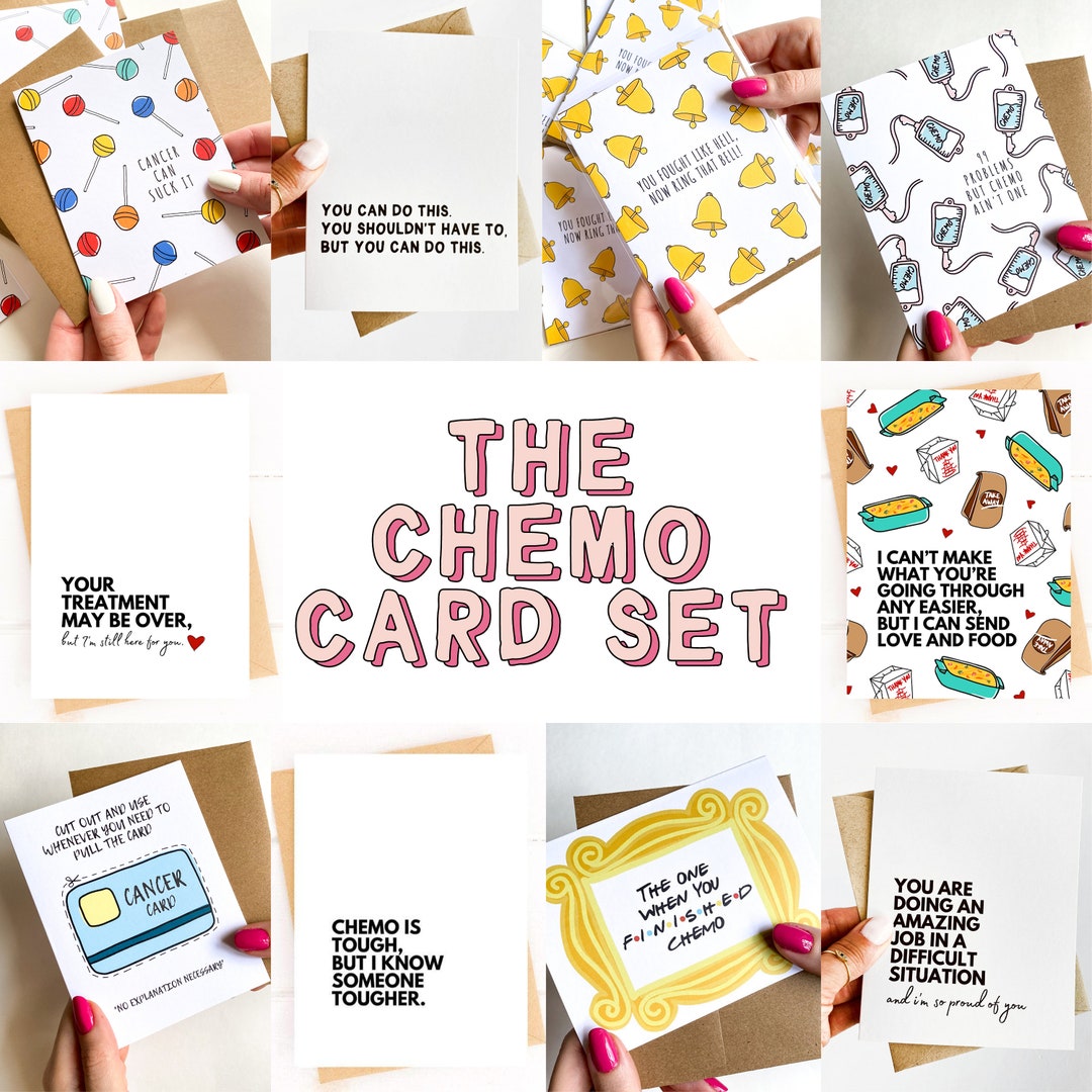 Chemo Support Card Set 10 Curated Cards for Cancer Diagnosis Chemo ...