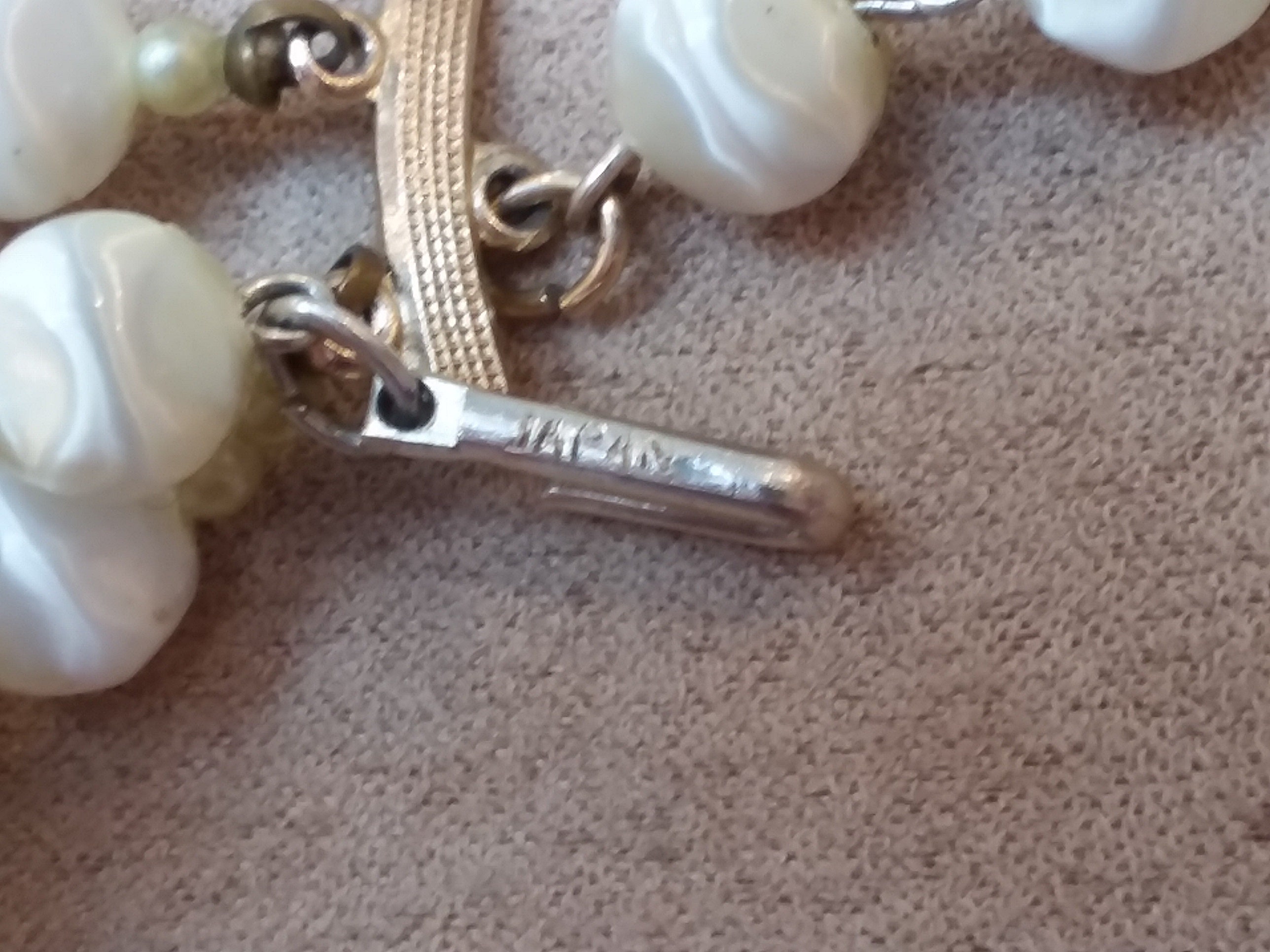 Vintage Signed JAPAN Classic Two Strands Pearl Tone Necklace, Collectible Custom Jewelry, Unique ...