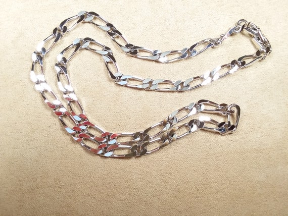 Vintage MONET minimalistic Silver Chain Necklace, Col… - Gem