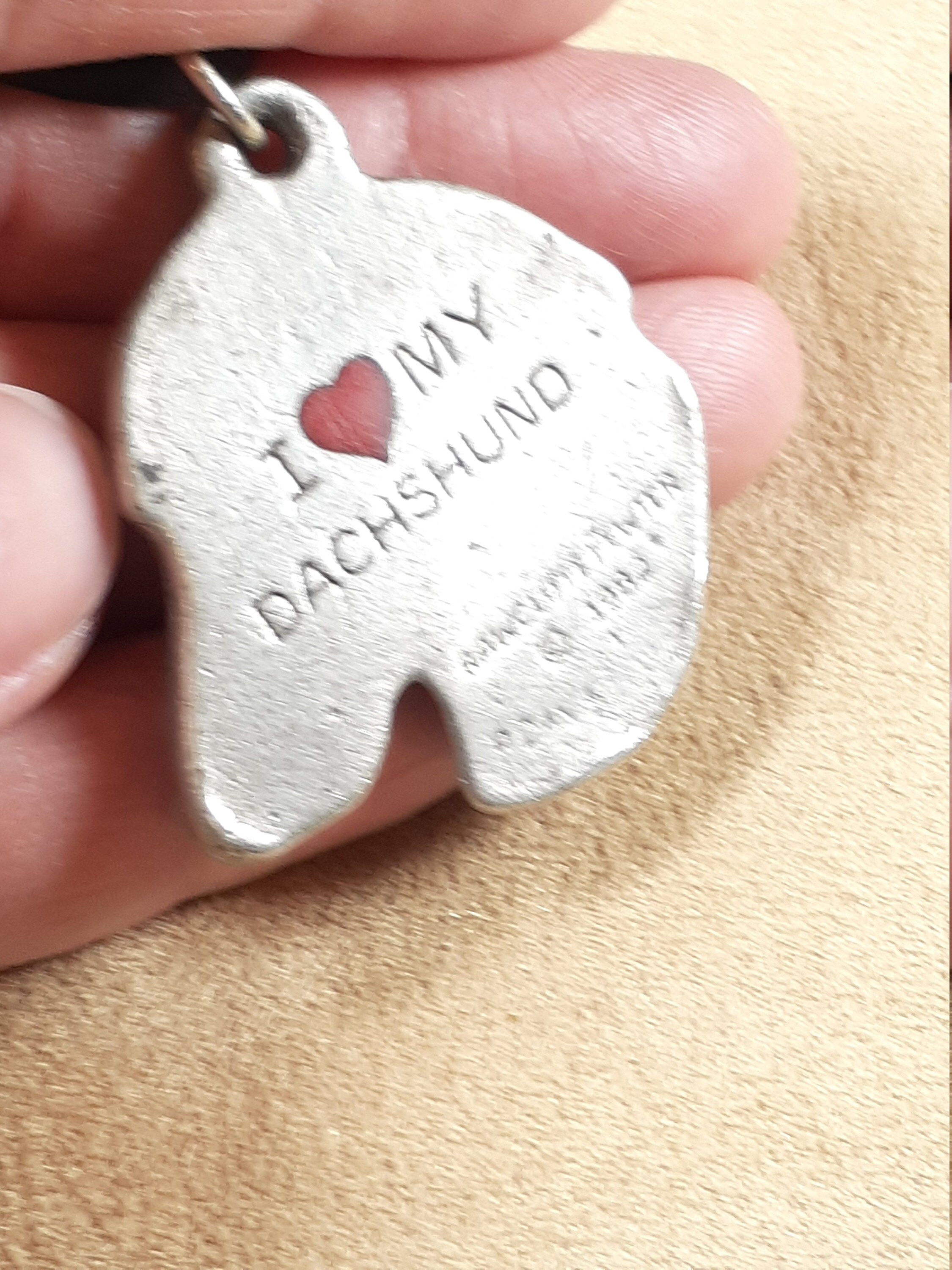 Dachshund Shaped Silver Jewelry Set, Dog Lover Necklace and Earrings ...