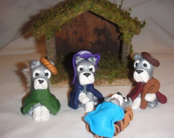 Dog Nativity Set - Etsy