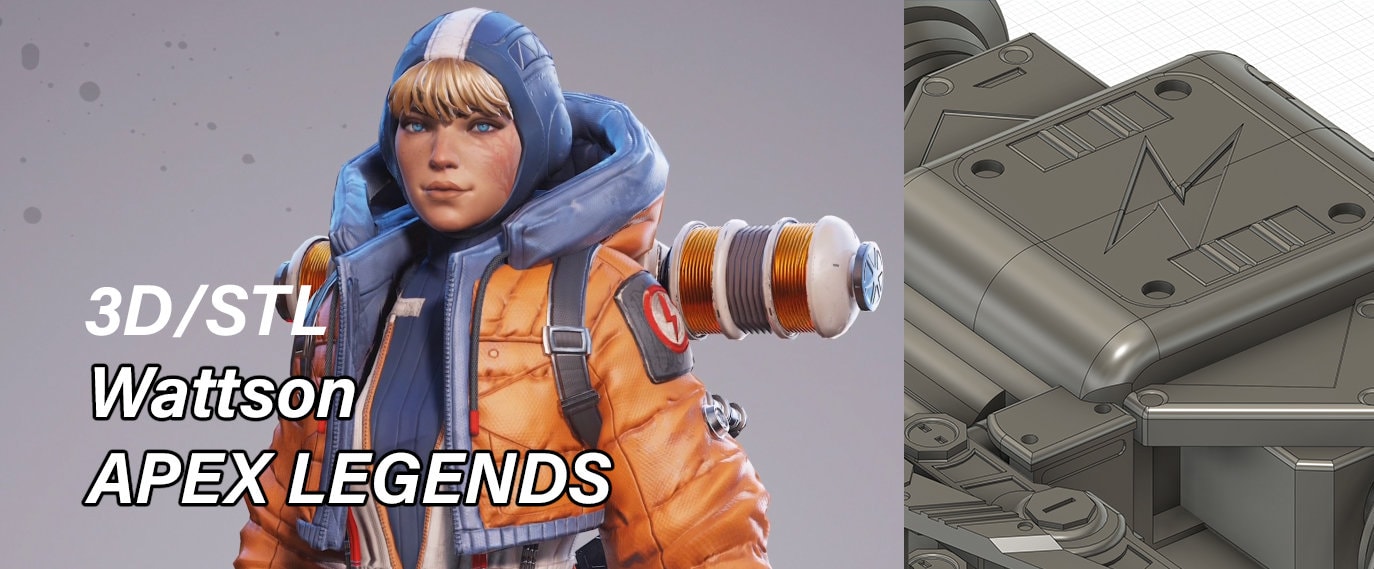 3D Modeled/stl Wattson Apex Legends Prop Set | Etsy