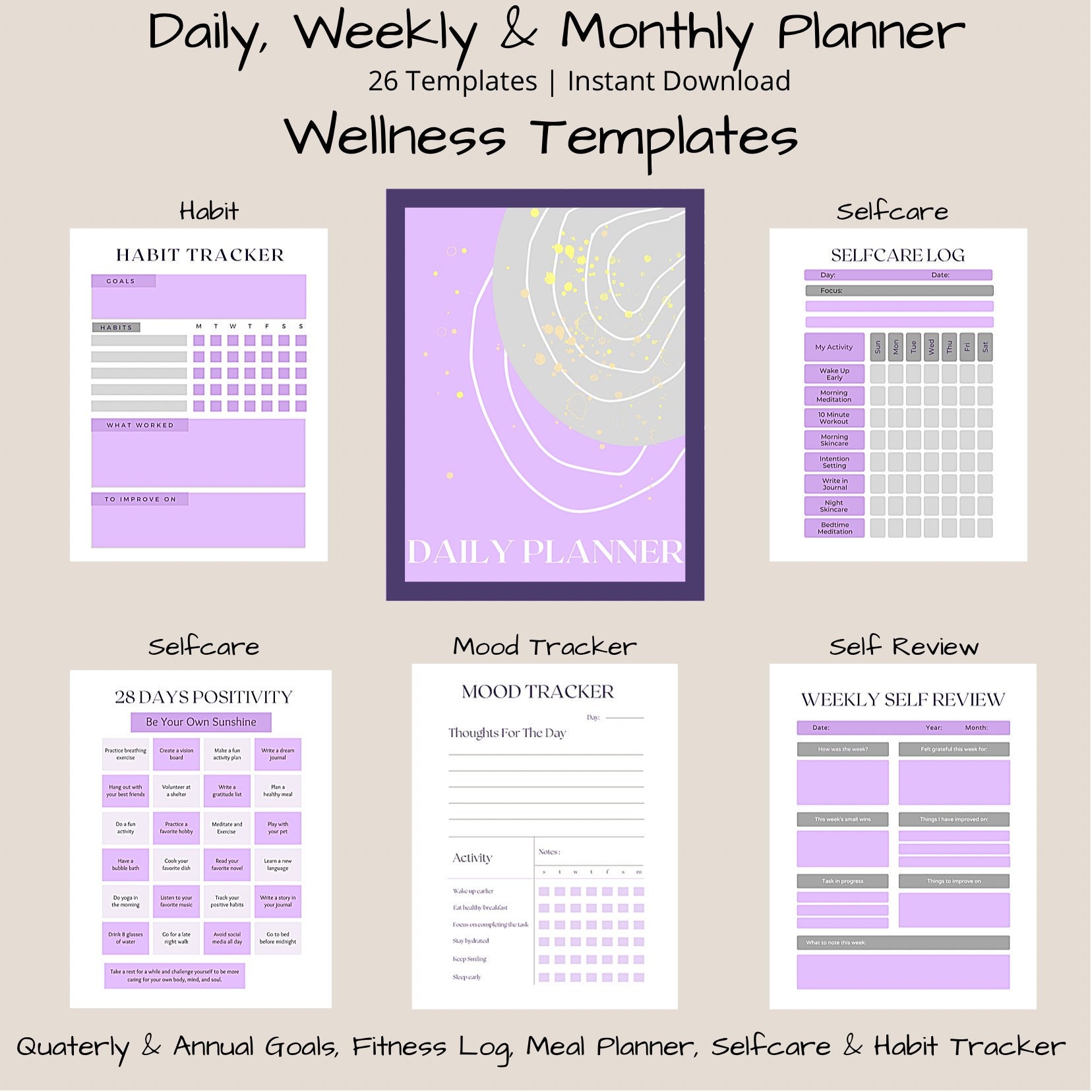 Printable Daily Planner Digital Planner Work Day Dairy to | Etsy