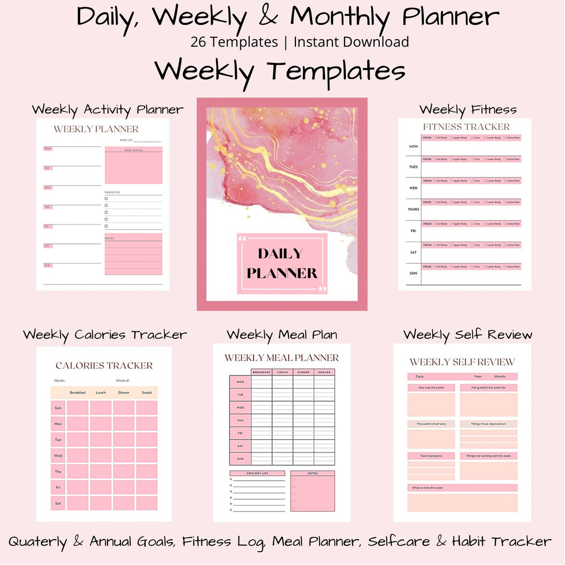 Printable Daily Planner Digital Planner Work Day Dairy to - Etsy