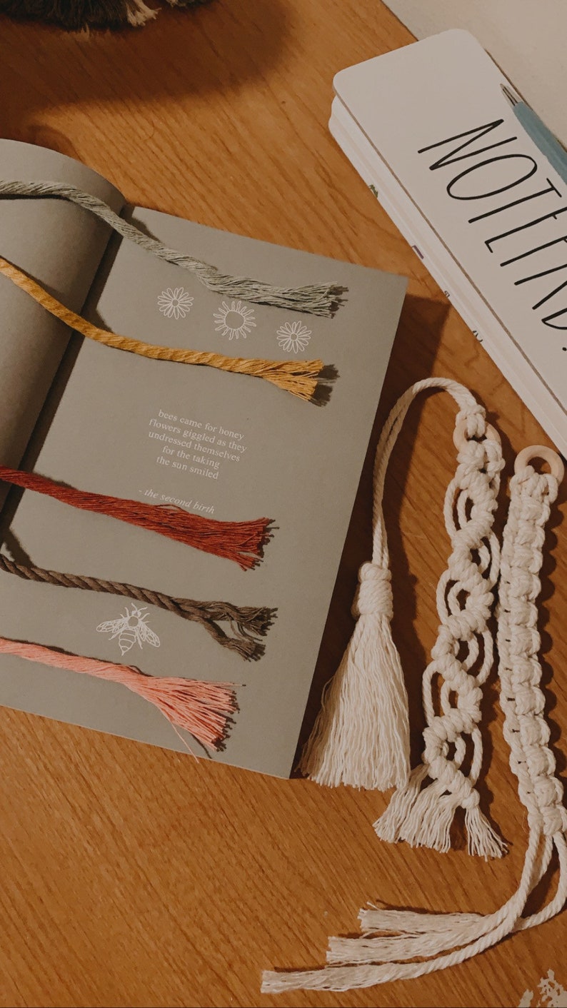 Bookmarks Books Accessories Bookmark Tassels - Etsy