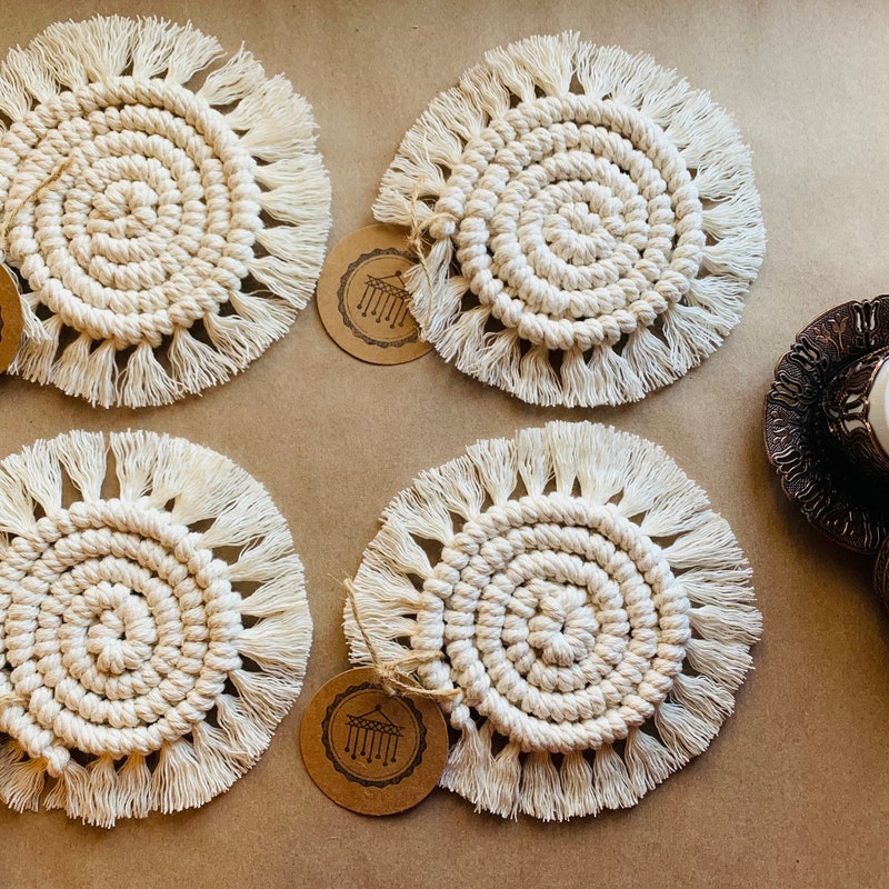 Cotton Coaster - Etsy