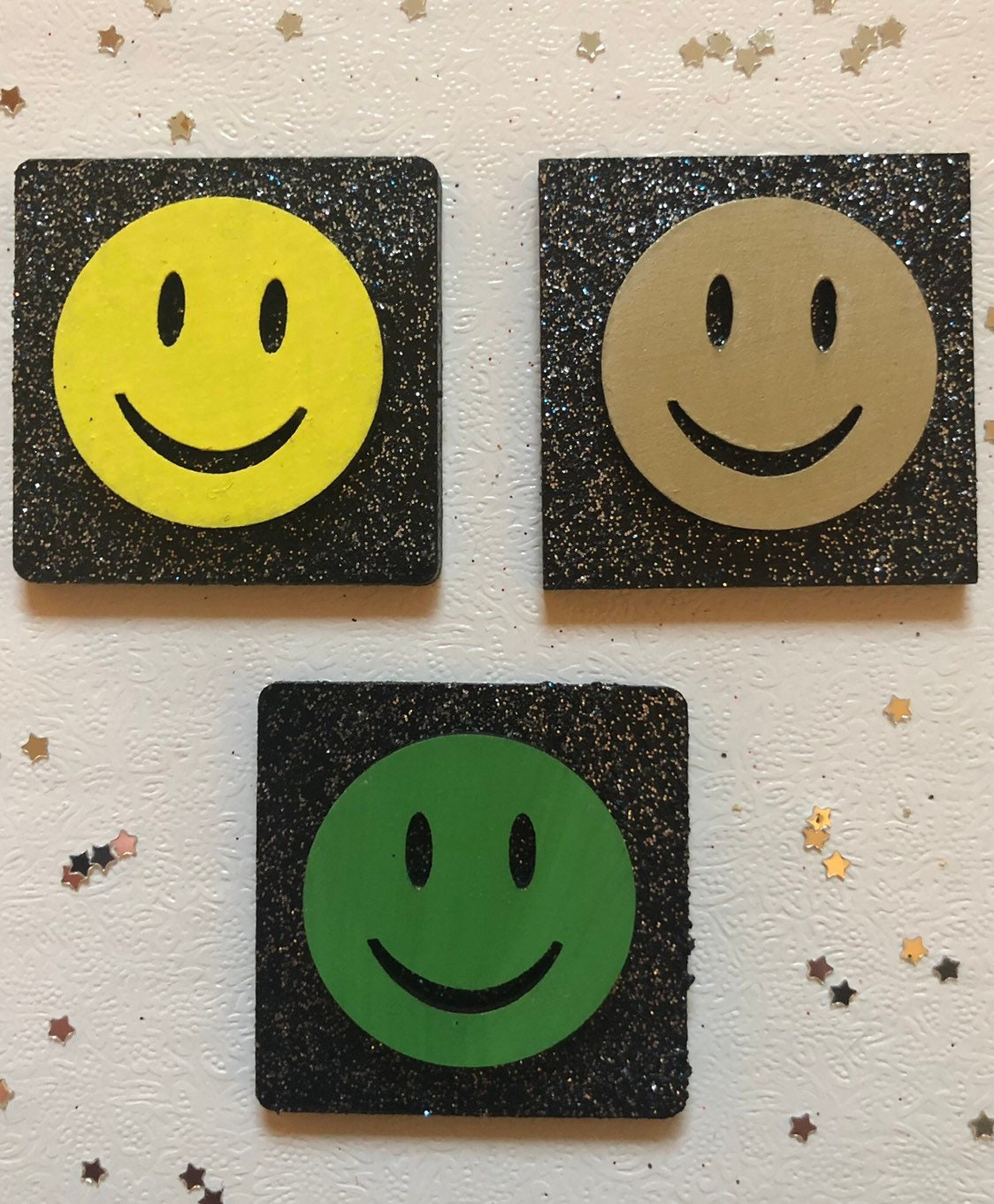Smiley Face Fridge Magnets - Etsy