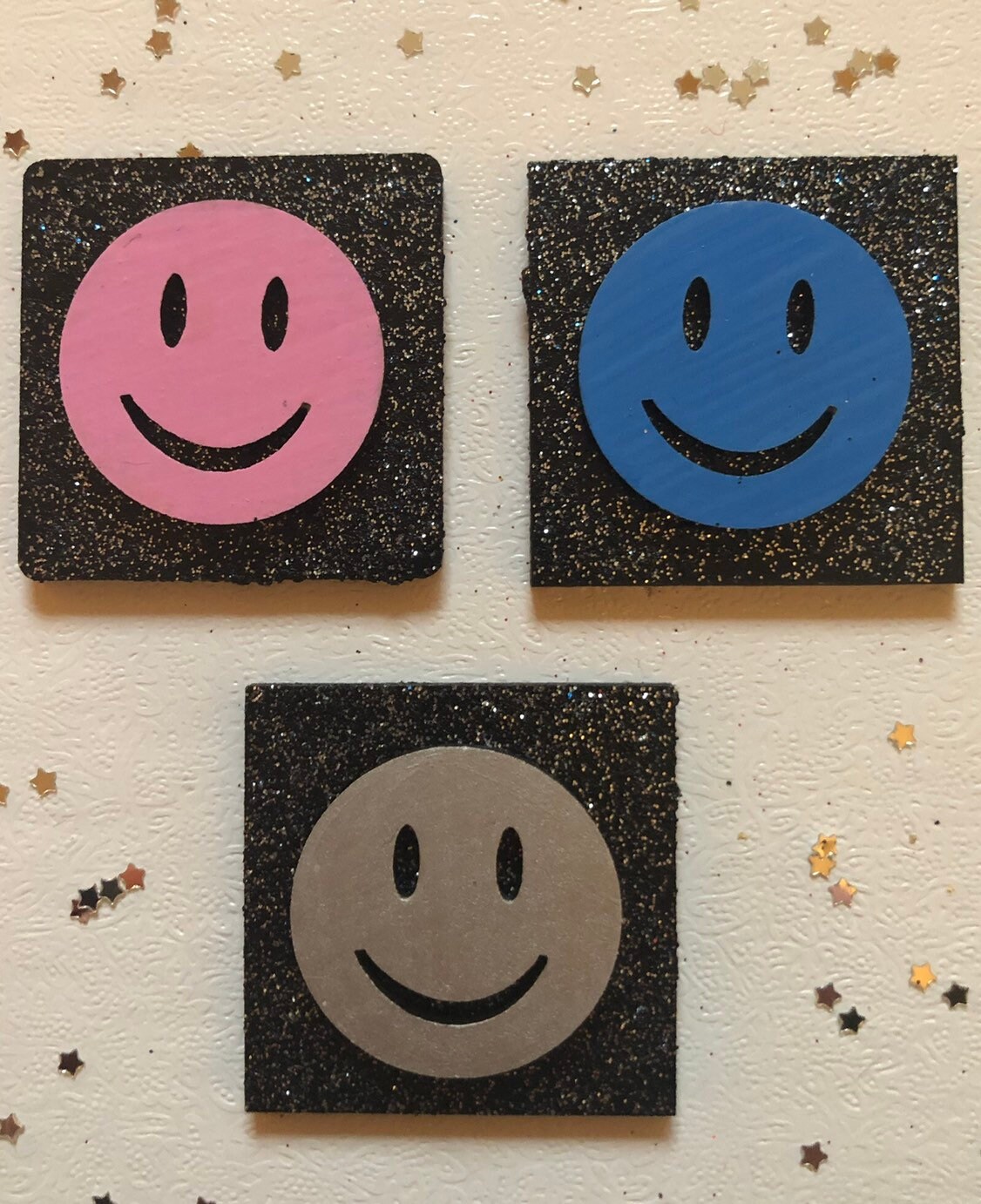 Smiley Face Fridge Magnets - Etsy