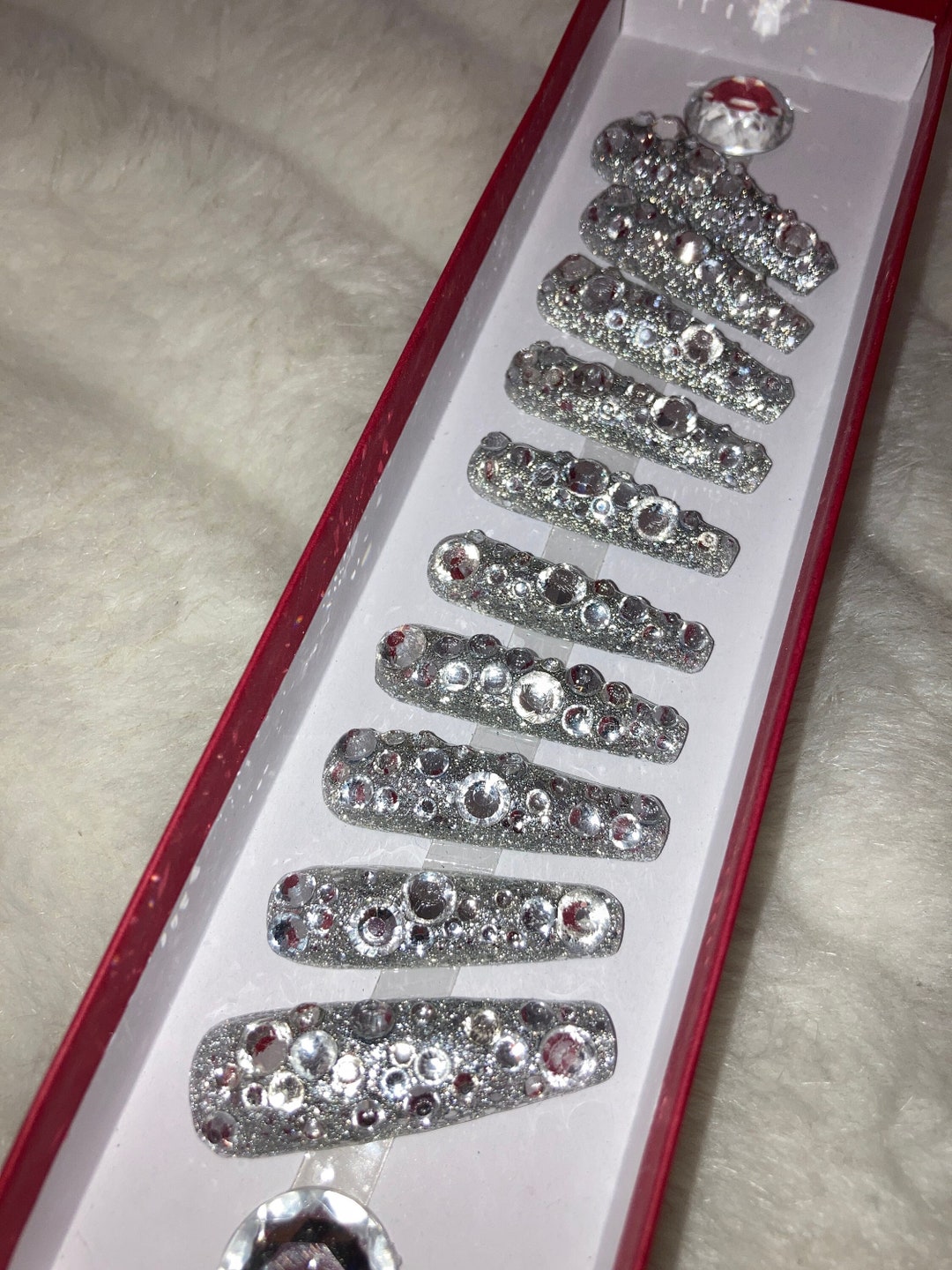 You Remind Me/austrian Swarovski Crystals Reflective Glitter/handmade ...