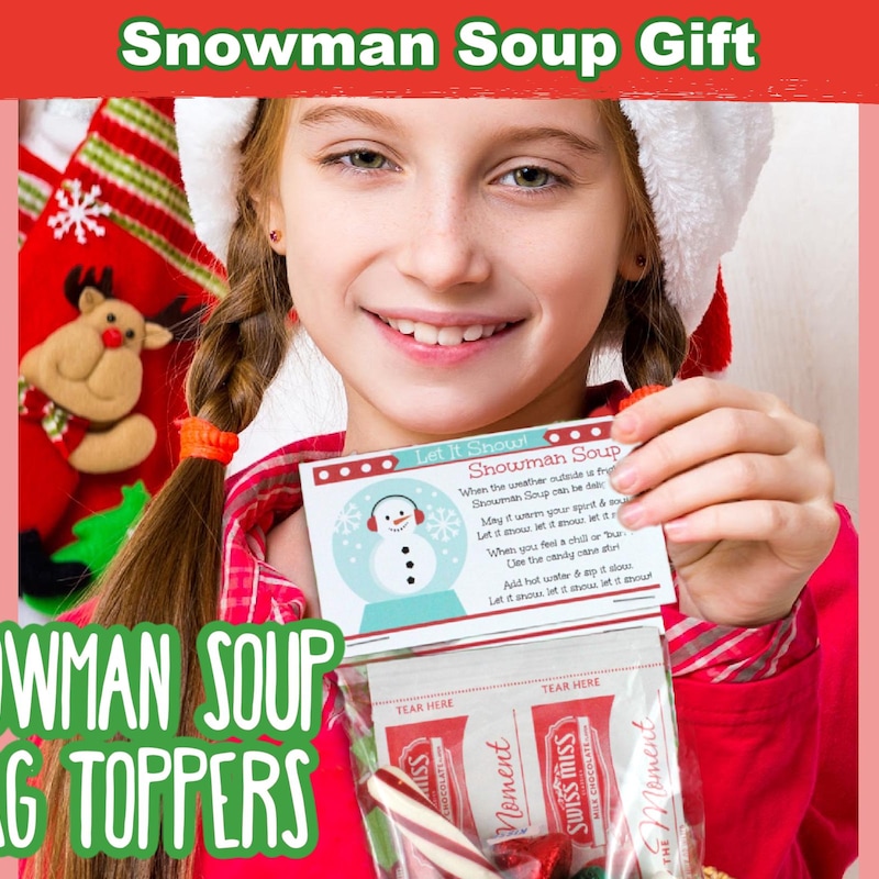 Snowman Soup Poem - Etsy