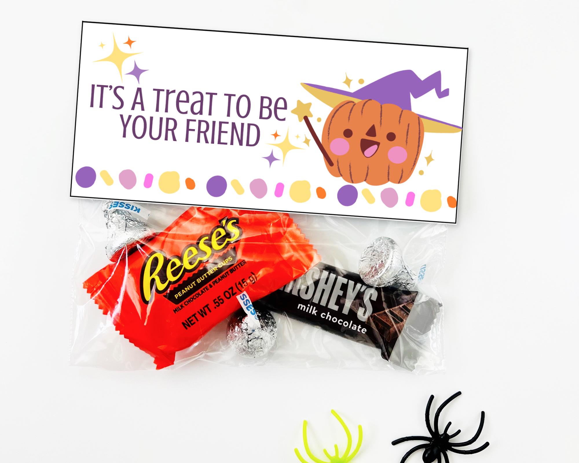 Halloween Treat Bag Toppers Digital Download Bag Topper Template ...