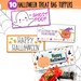 Halloween Treat Bag Toppers Digital Download Bag Topper Template ...