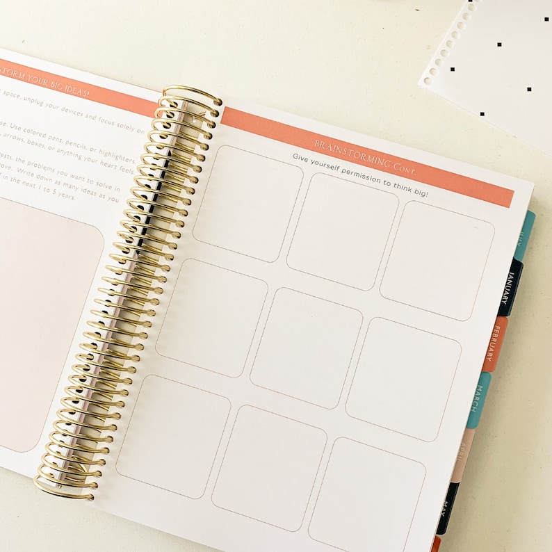 daily-planner-book-weekly-planner-book-personalized-planner-etsy