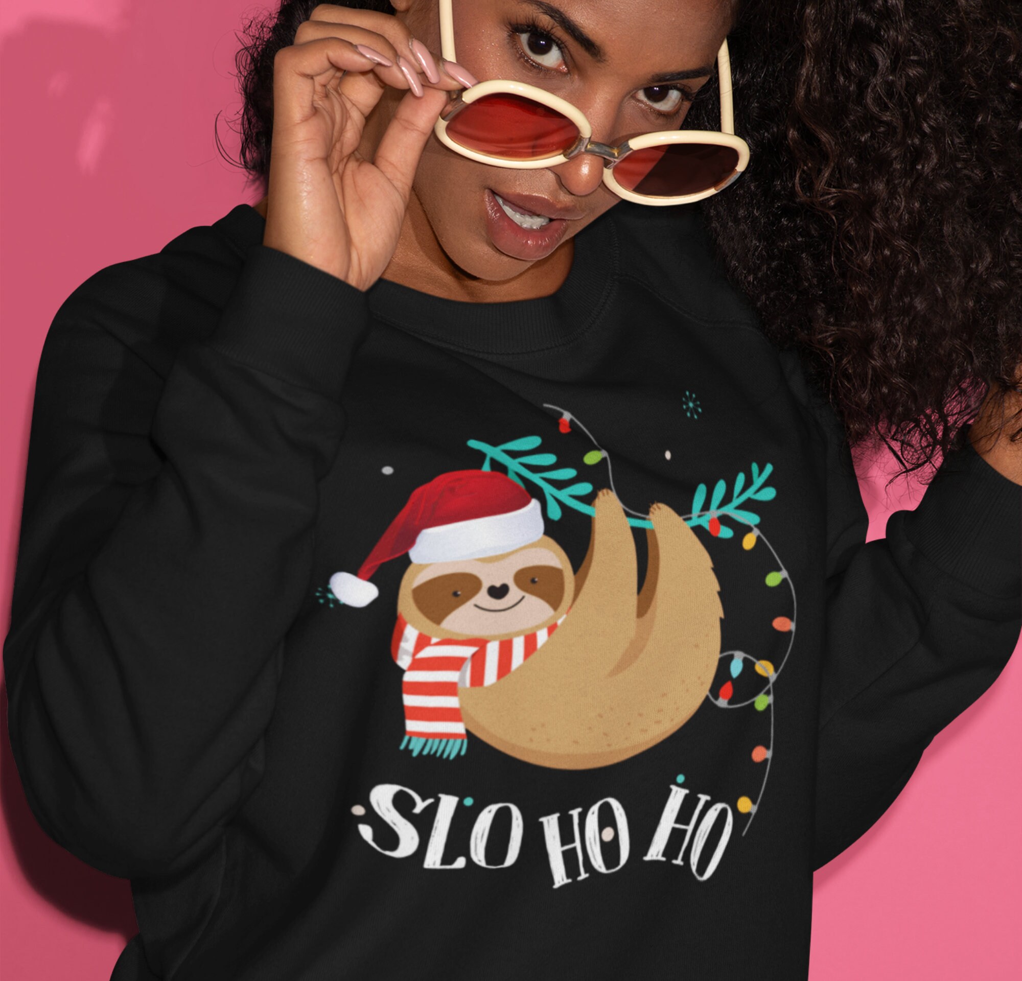 Sloth Christmas Sweater, Sloth Sweater, Funny Christmas Sweater - Etsy