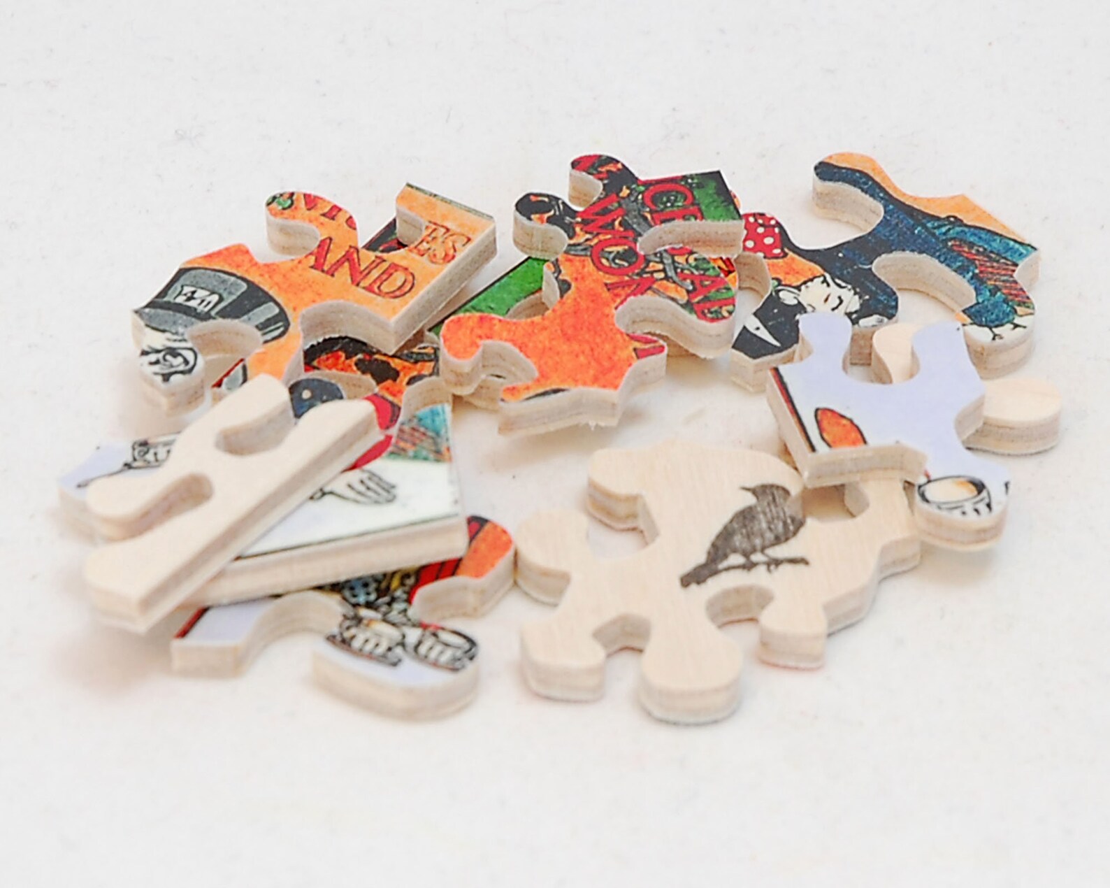 Mini Matchbox Puzzle Alice in Wonderland. Tiny Wooden Jigsaw - Etsy