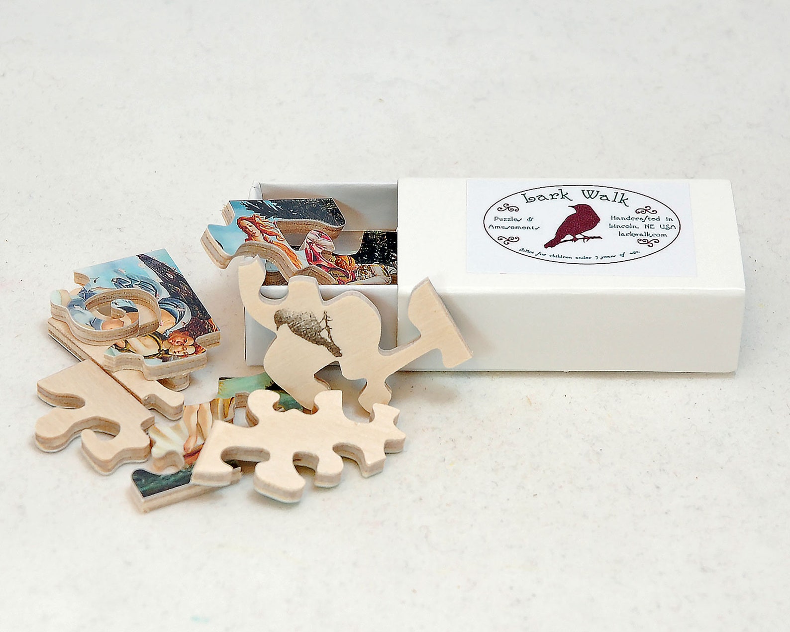 Mini Matchbox Puzzle Birth of Venus by Botticelli. Miniature Wooden ...