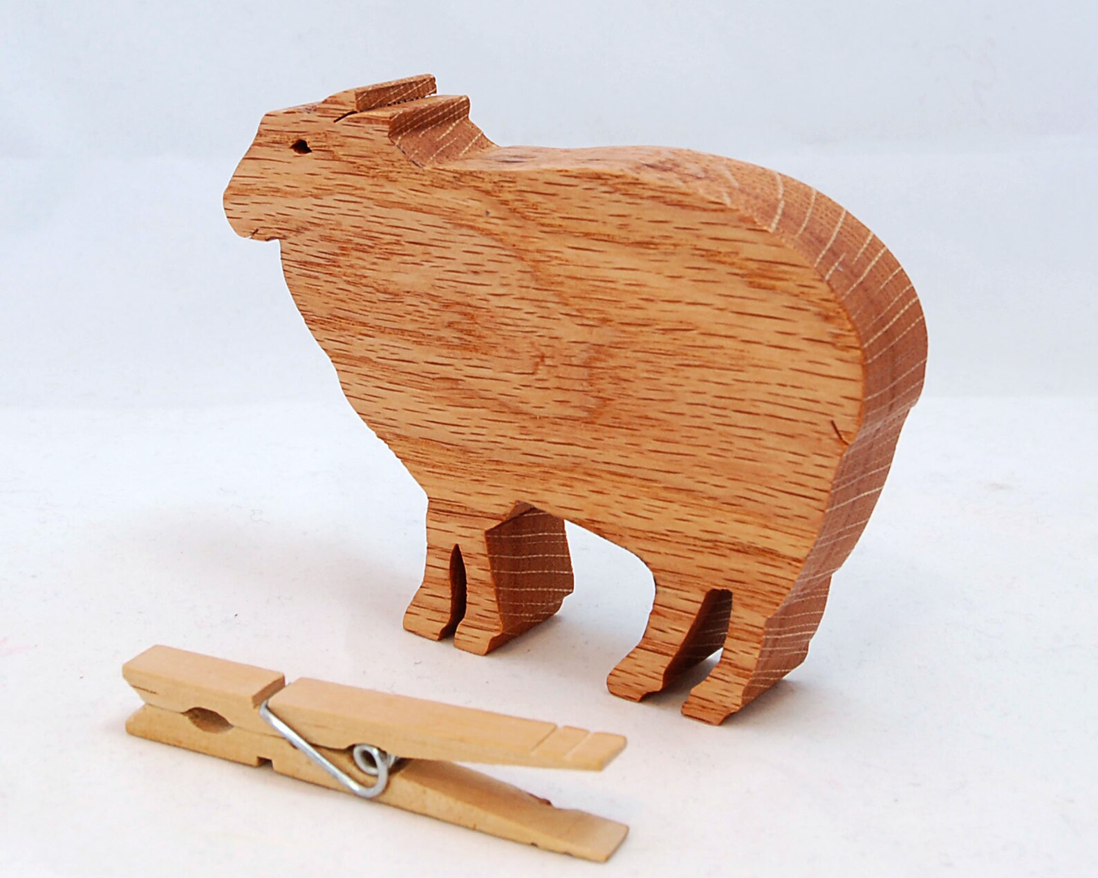 Wooden Sheep Toy. Wood Toy Ewe. Handmade Hand Cut With Scroll | Etsy