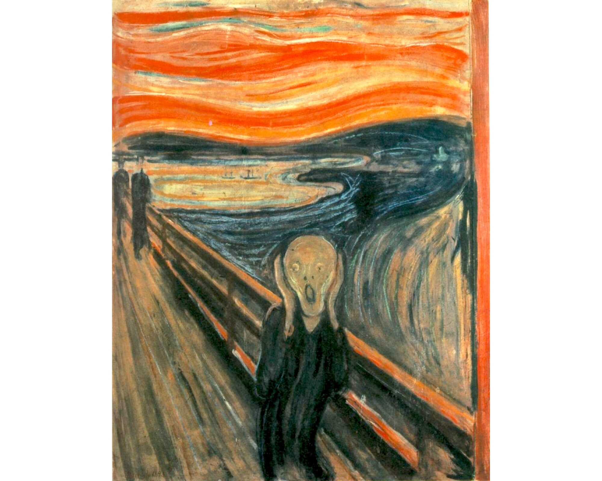 Mini Matchbox Puzzle - the Scream by Munch. Hand Cut Wooden Jigsaw ...