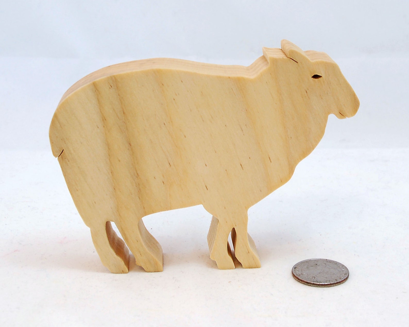 Wooden Sheep Toy. Wood Toy Ewe. Handmade Hand Cut With Scroll - Etsy