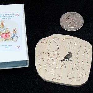 Mini Matchbox Puzzle, Peter Rabbit by Beatrix Potter, Illustration P. 2 ...