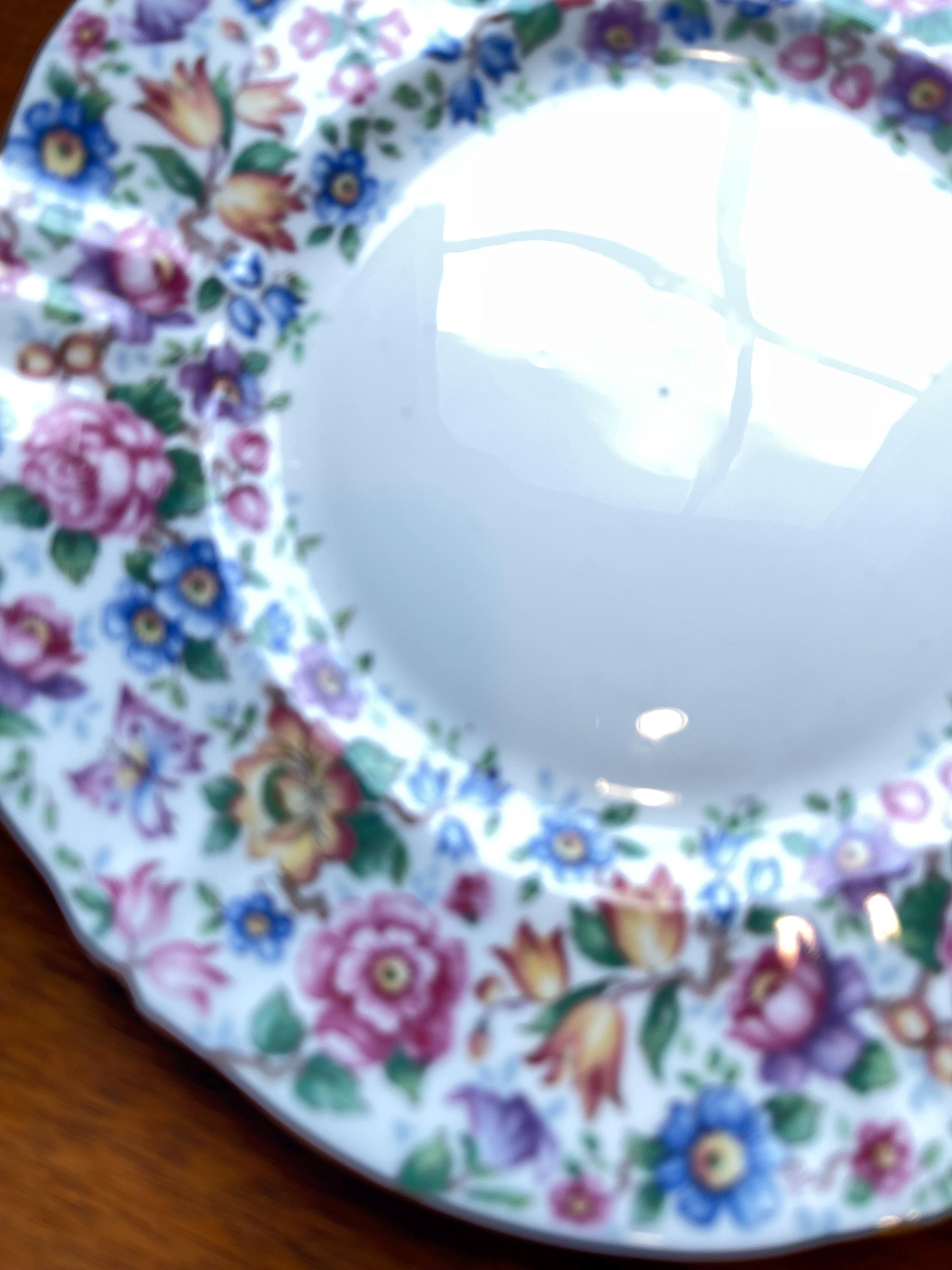 Crown Staffordshire Made in England Bone China Springtime Pattern ...