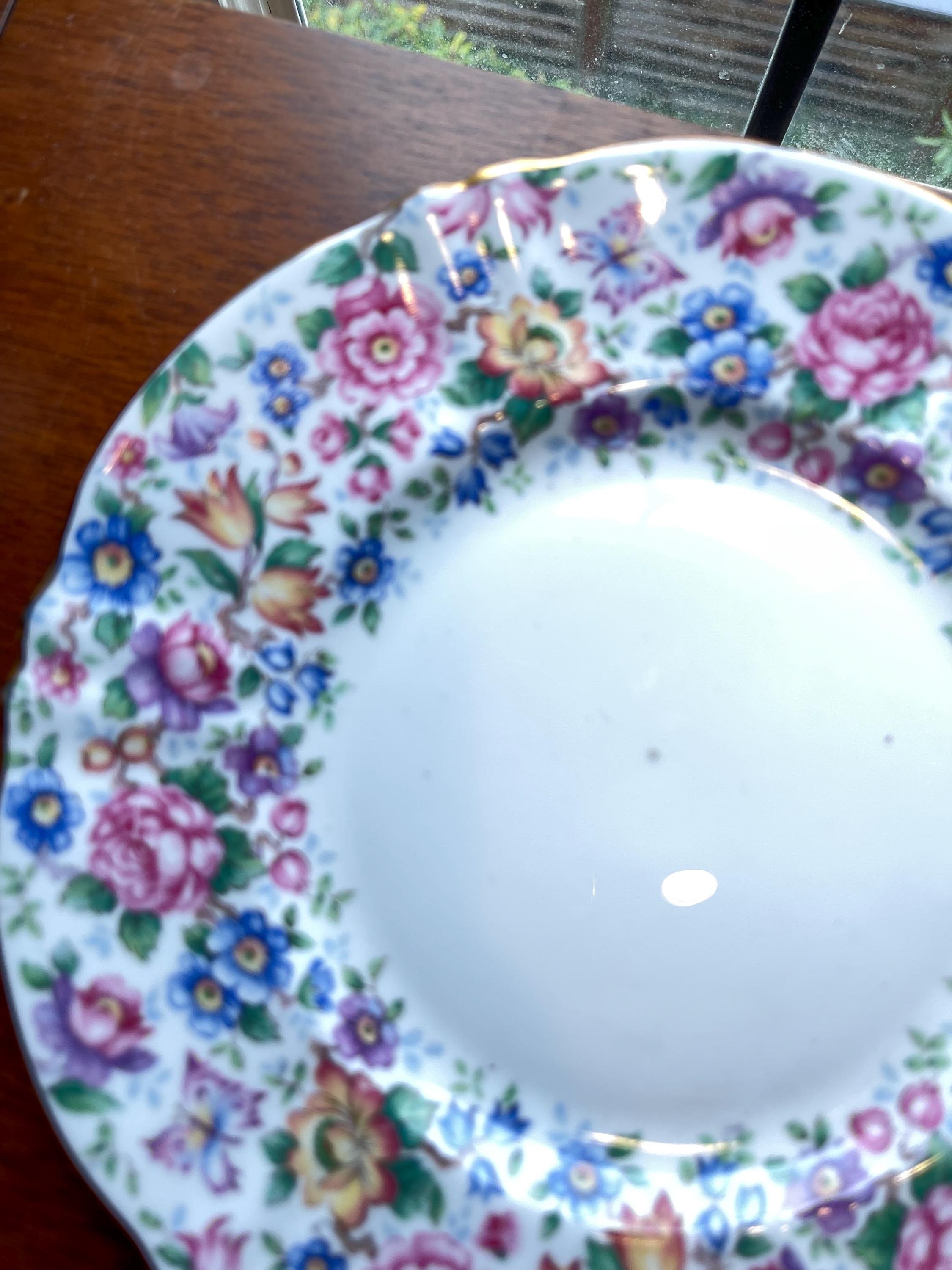 Crown Staffordshire Made in England Bone China Springtime Pattern ...