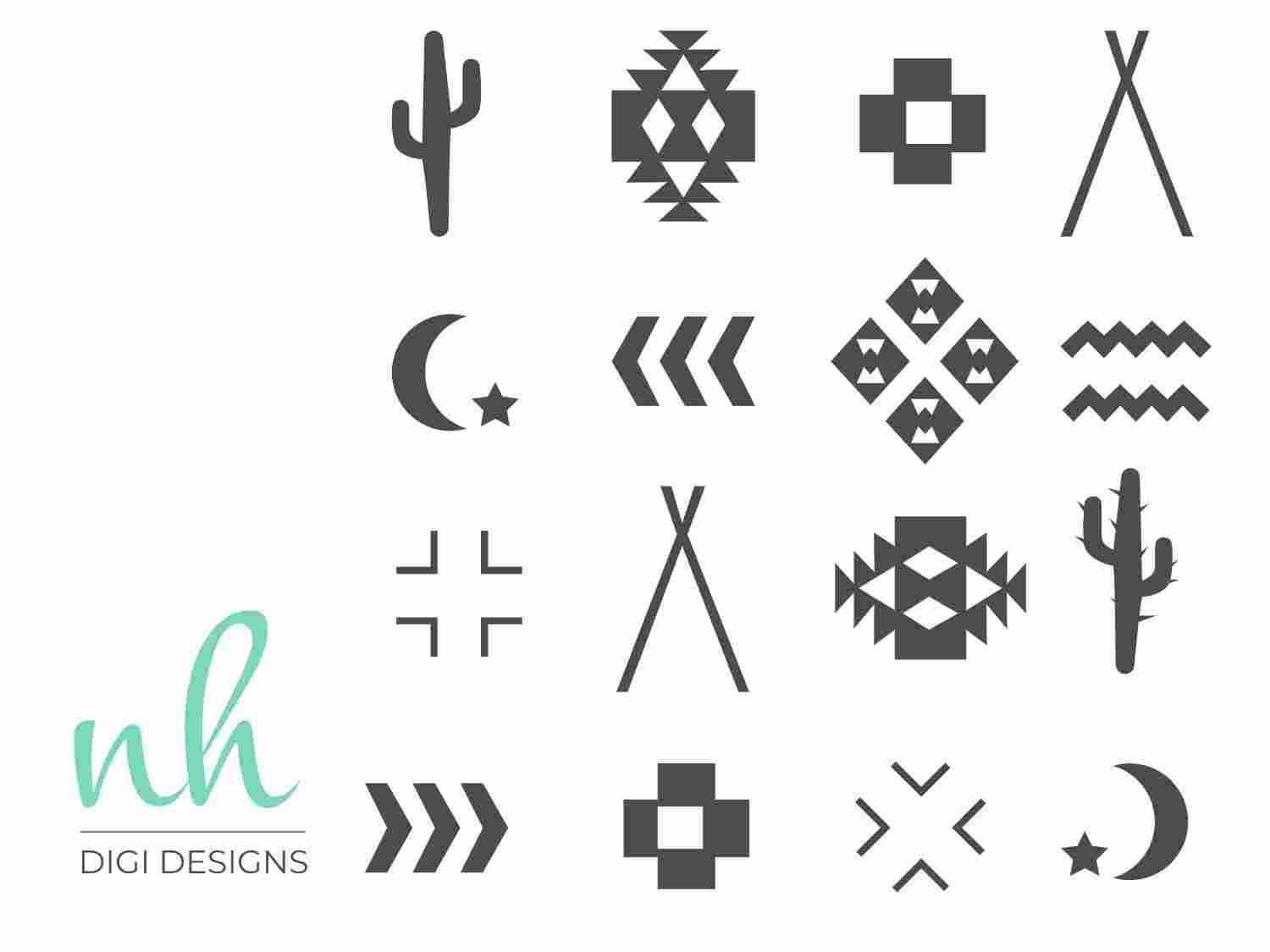 SVG Files for Cricut Design Space Inspired by the Southwest| Design ...