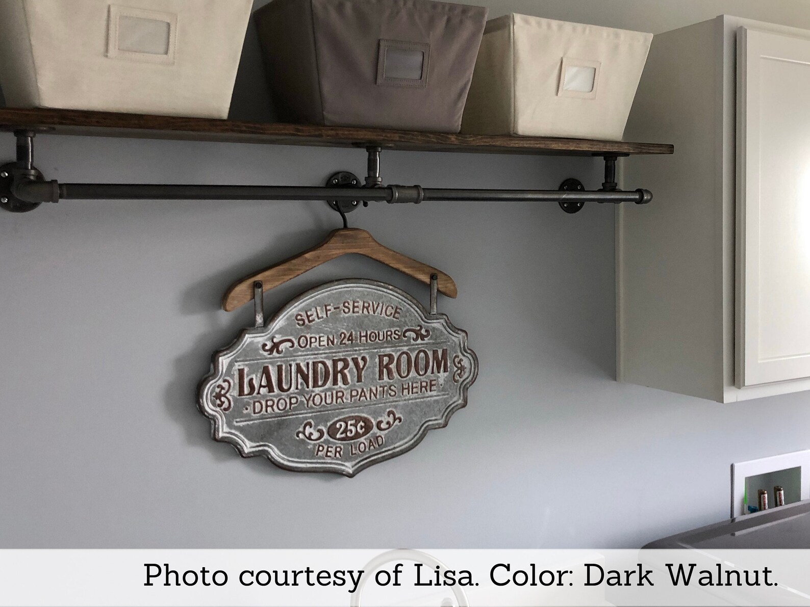 Clothes Rack With Shelf Rustic Clothing Rack Open Shelving | Etsy