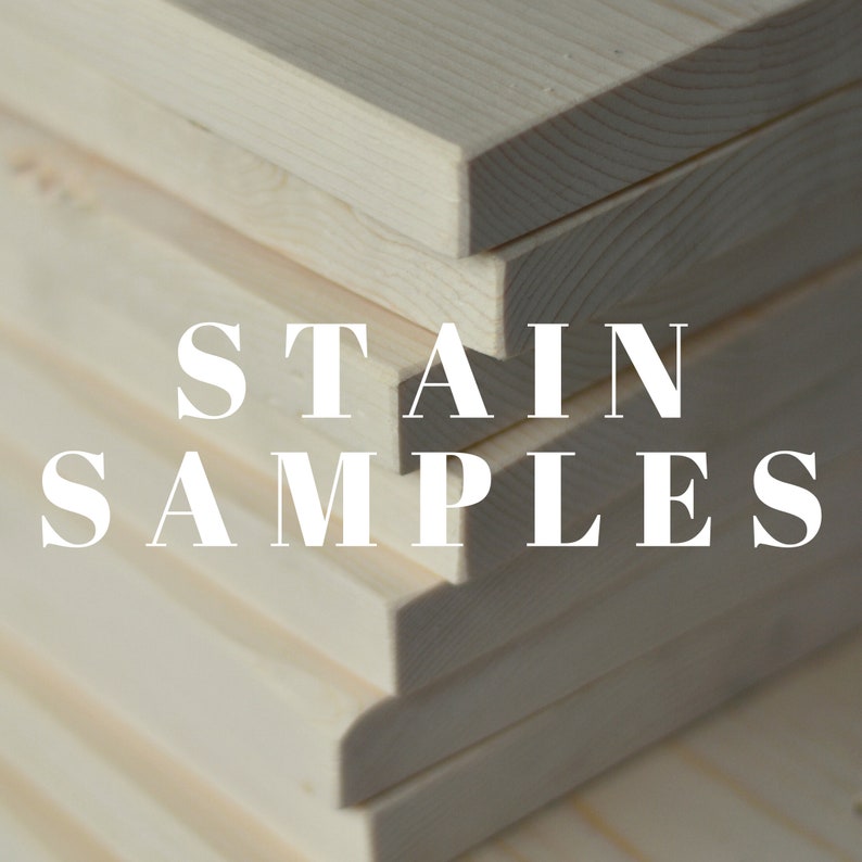 Wood Stain Samples - Select 4 Stain Colors - Etsy