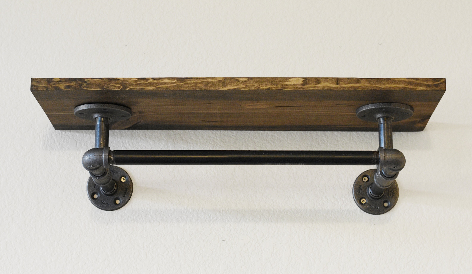 Clothes Rack With Shelf Rustic Clothing Rack Open Shelving | Etsy