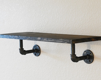 Black Pipe Shelf - Etsy