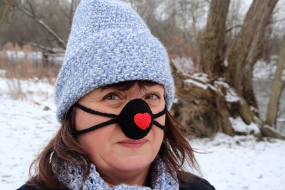 Sweetheart Nose Warmer Keep your nose cozy Perfect Unique | Etsy