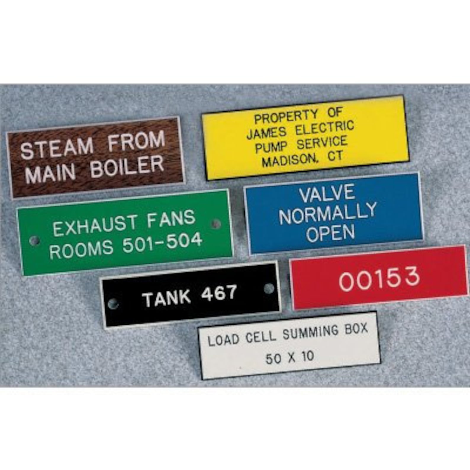 Plastic Signage - Any Size up to 10 Square Inches-free ENGRAVING ...