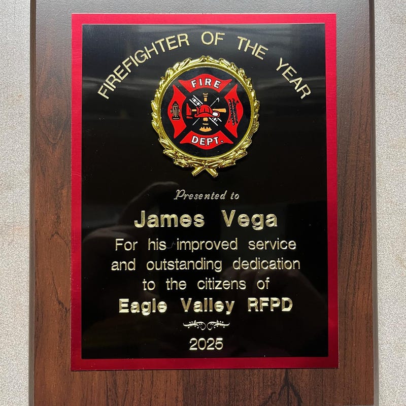 Firefighter Plaque - Etsy